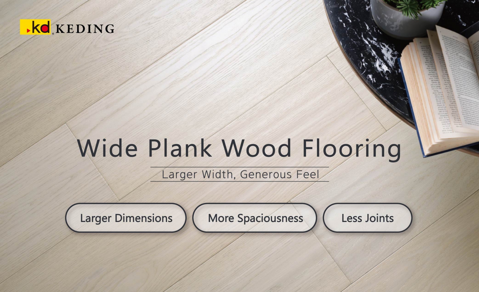 Wide Plank Wood Flooring - Keding