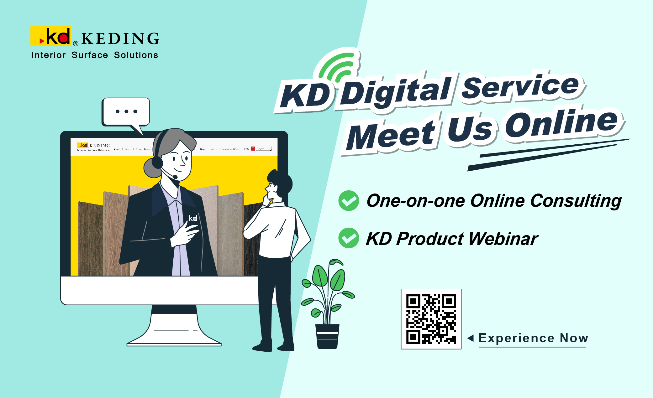 Service numérique KD | Rencontrez-nous en ligne - Keding